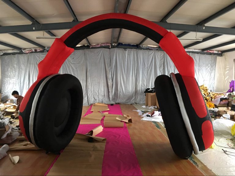 Giant Inflatable Headphone for DJ BOOTH - PartyFX