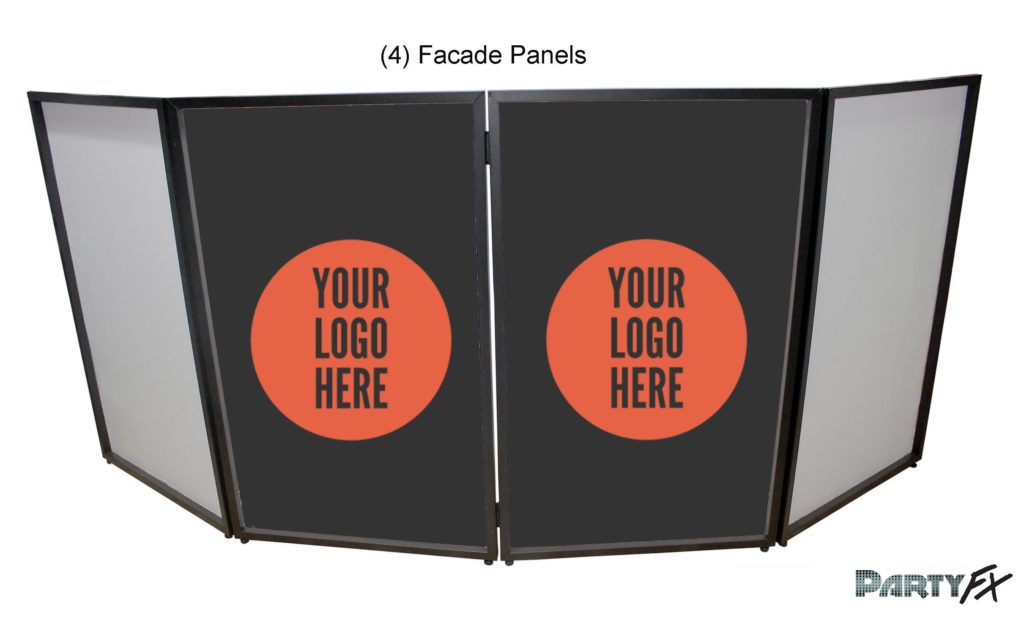 PartyFX - Customizable Portable DJ Facade for DJs & Other Entertainers