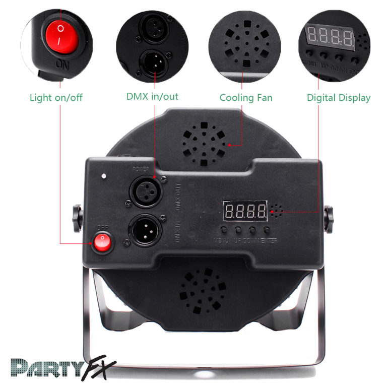 Rechargeable Wireless LED Par Can Light - PartyFX
